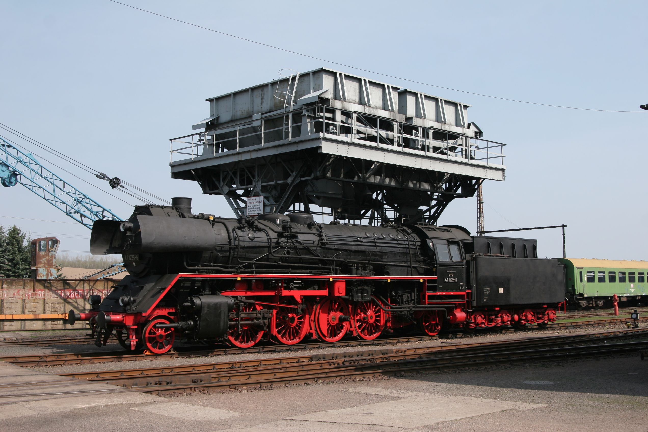 Dampflok 41 1225 - Sächsisches Eisenbahnmuseum Chemnitz-Hilbersdorf e. V.