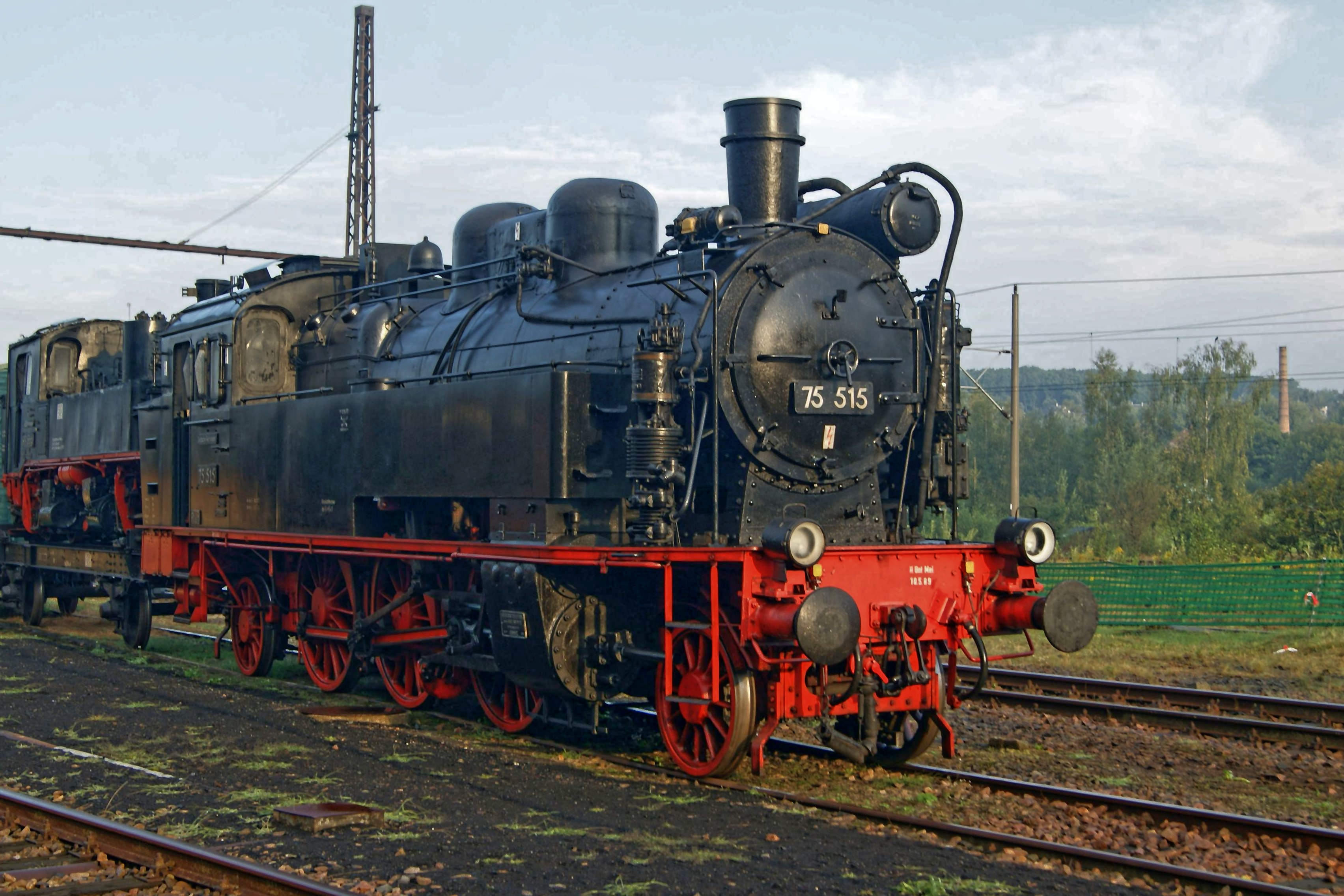 Dampflok 75 515 - Sächsisches Eisenbahnmuseum Chemnitz-Hilbersdorf e. V.